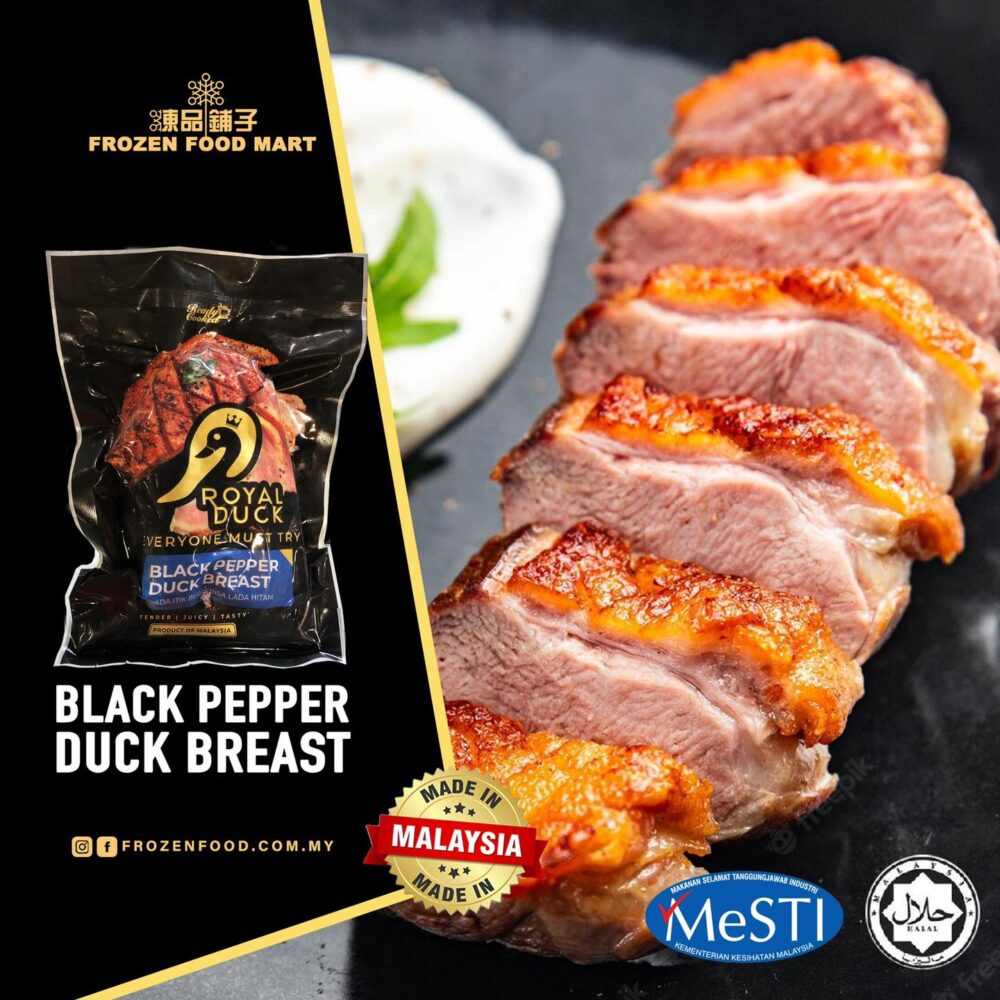 ROYAL DUCK BLACK PEPPER DUCK BREAST (200-300G) - Frozen Food Best ...