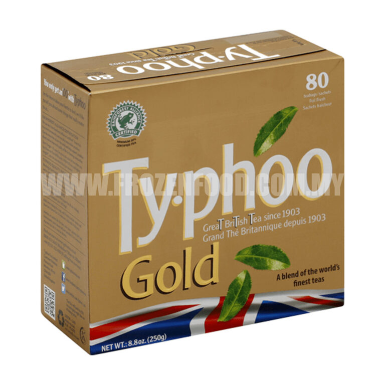 TYPHOO (80'S) GOLD ROUND TEA BAGS (250G) - Frozen Food Best Priced ...