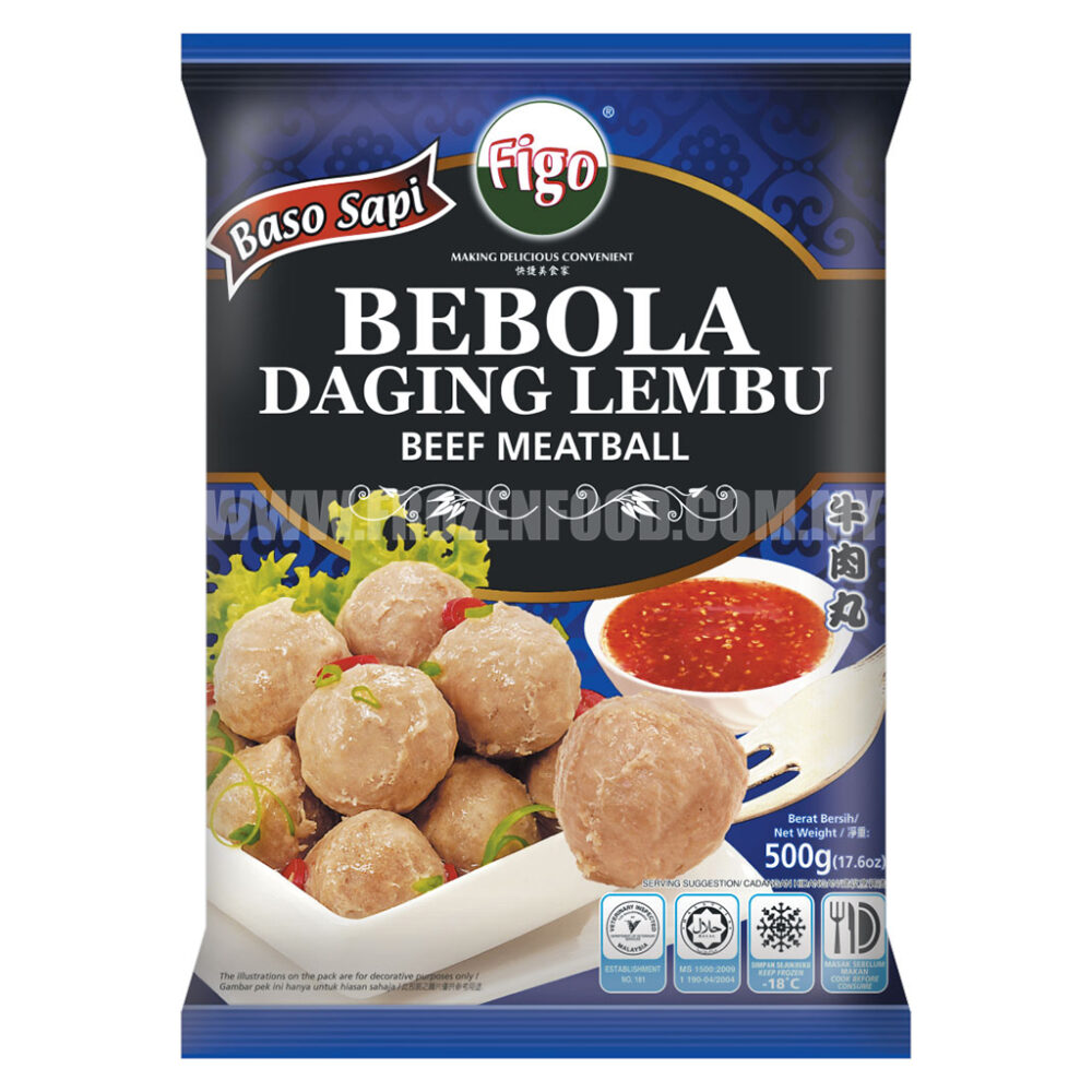 FIGO BEEF BALL (25) (500G) 牛肉丸 - Frozen Food Best Priced Quality ...