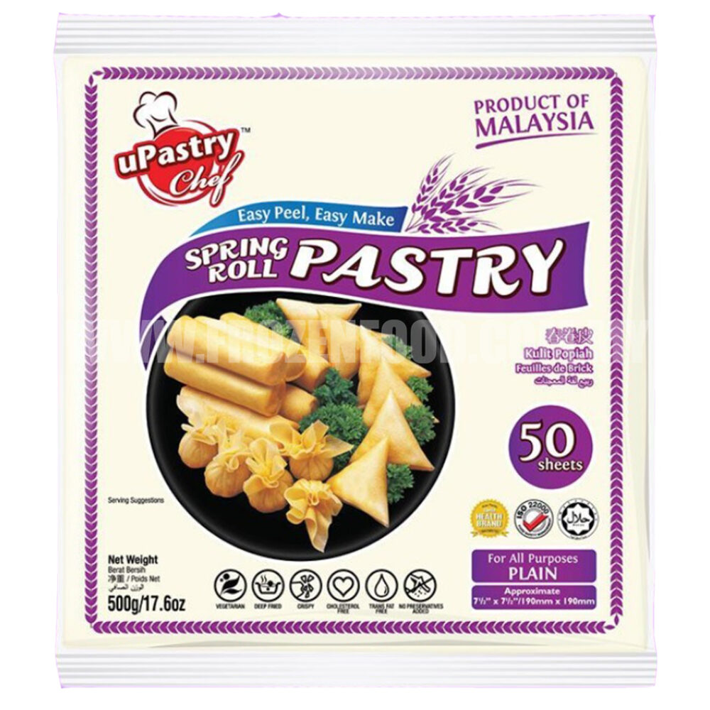 SPRING ROLL PASTRY 7.5" (50) (500G) - Frozen Food Best Priced Quality ...