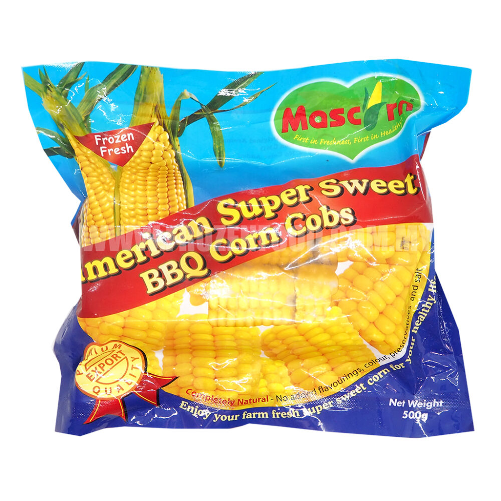 MASCORN SUPER SWEET BBQ CORN COBS - Frozen Food Best Priced Quality ...