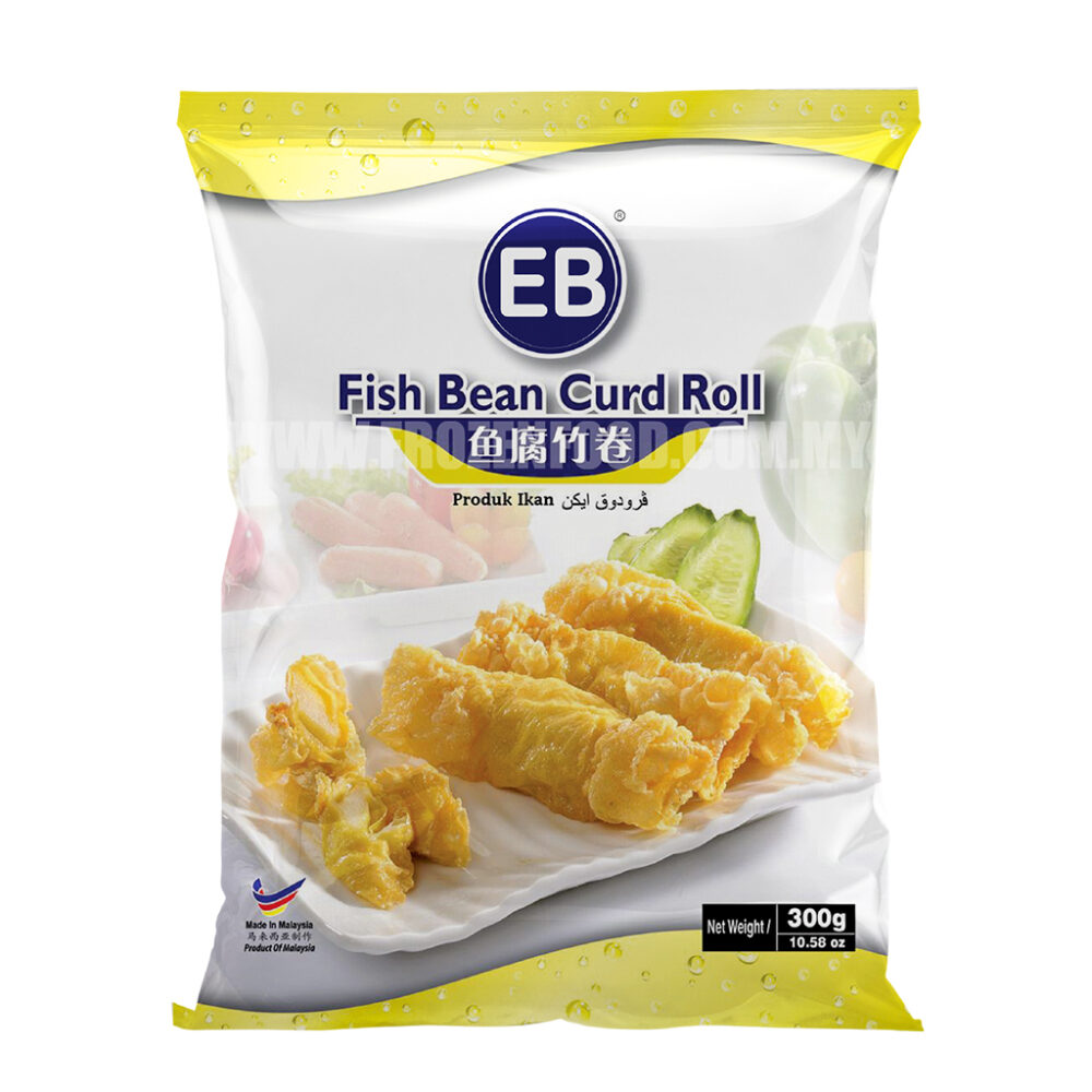 EB FISH BEAN CURD ROLL L (300GM) 鱼付竹卷 - Frozen Food Best Priced Quality ...