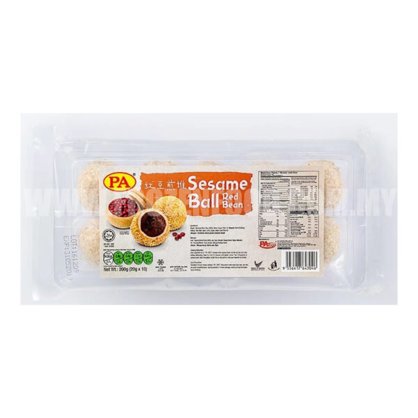 PA SESAME BALL RED BEAN (10) 200GM 红豆煎堆 - Frozen Food Best Priced ...