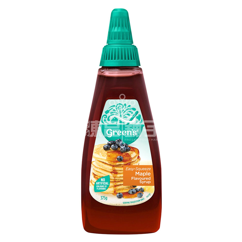 GREENS PANCAKE MAPLE SYRUP (375G) - Frozen Food Best Priced Quality ...