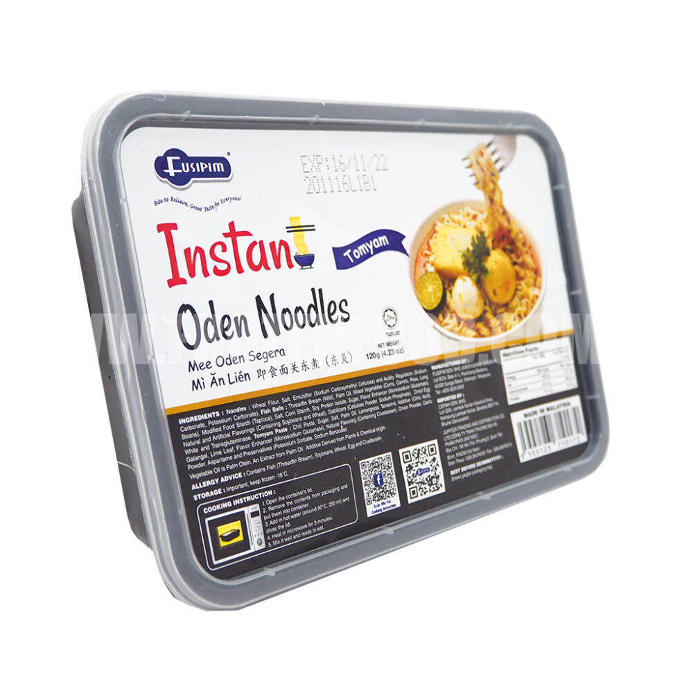 FUSIPIM INSTANT ODEN NOODLES (TOM YAM) (120G) 即食面关东煮 (东炎) - Frozen Food ...