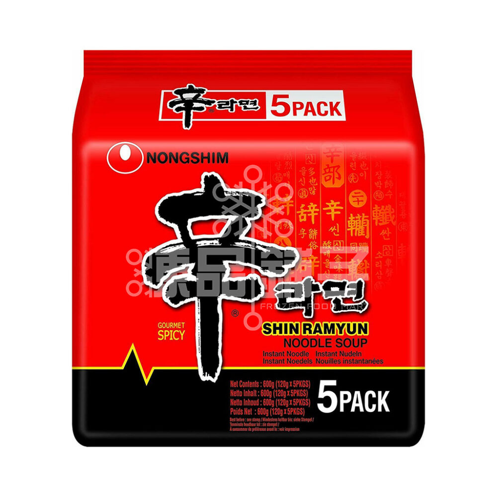 NONG SHIM NS SHIN RAMYUN (5 PACK) (120G) - Frozen Food Best Priced ...