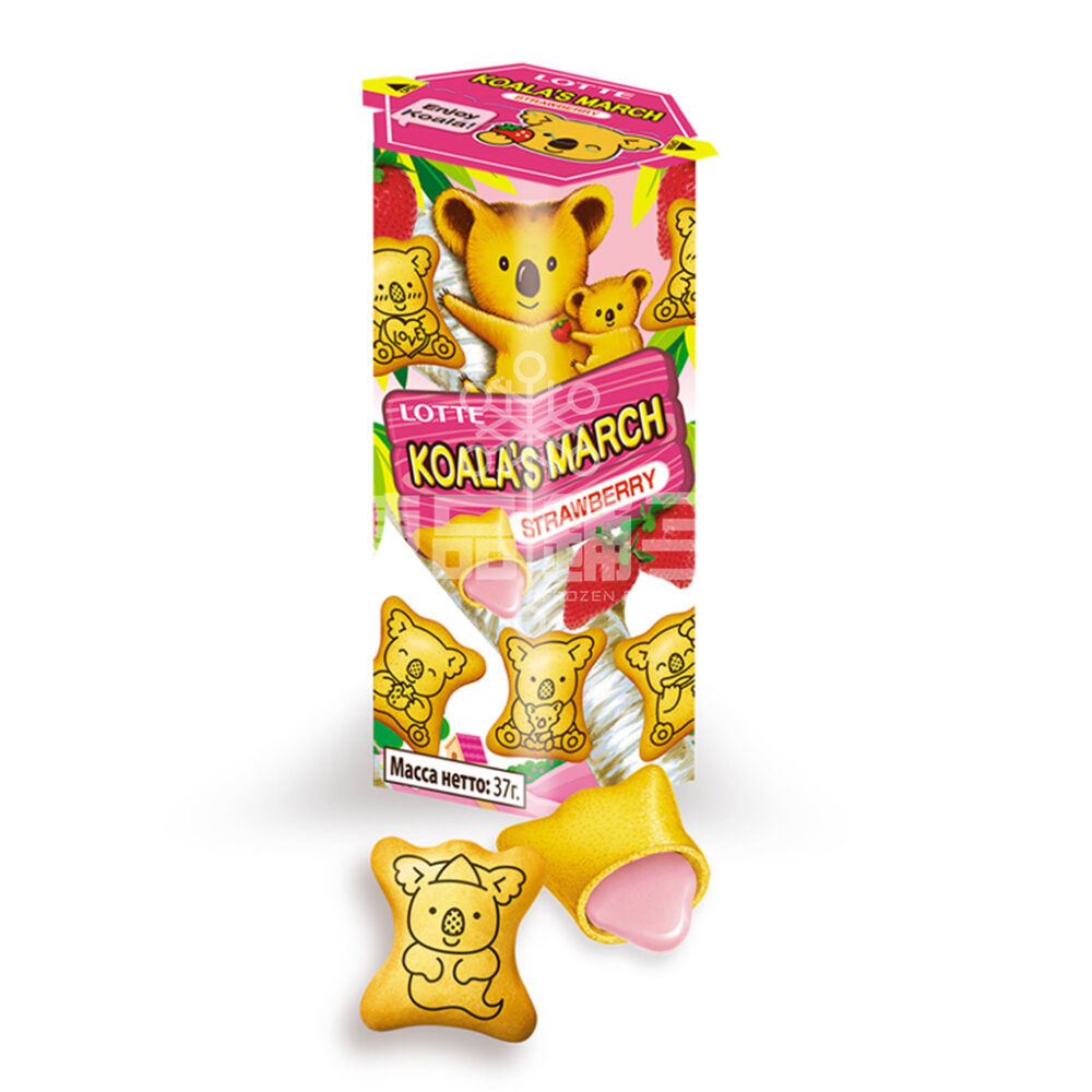 LOTTE KOALA'S MARCH (STRAWBERRY) (37G) - Frozen Food Best Priced ...