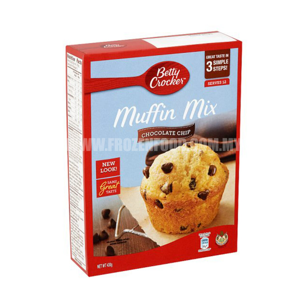 BETTY CROCKER CHOCOLATE CHIP MUFFIN MIX (430G) - Frozen Food Best ...