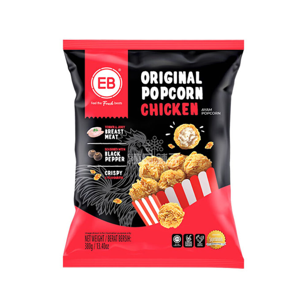 EB POPCORN CHICKEN ORIGINAL (380G) - Frozen Food Best Priced Quality ...