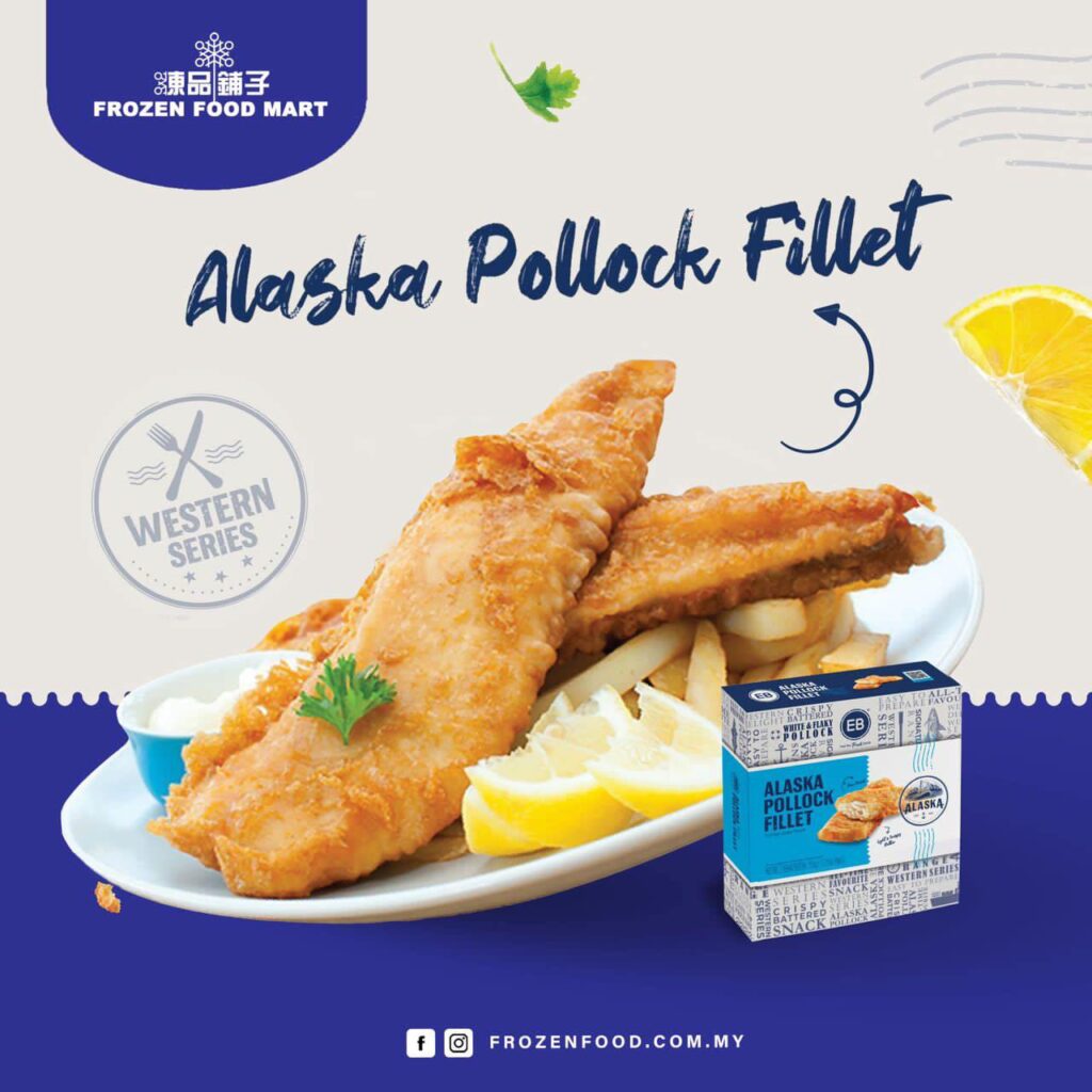 EB FOOD ALASKA POLLOCK FILLET (350G) - Frozen Food Best Priced Quality ...