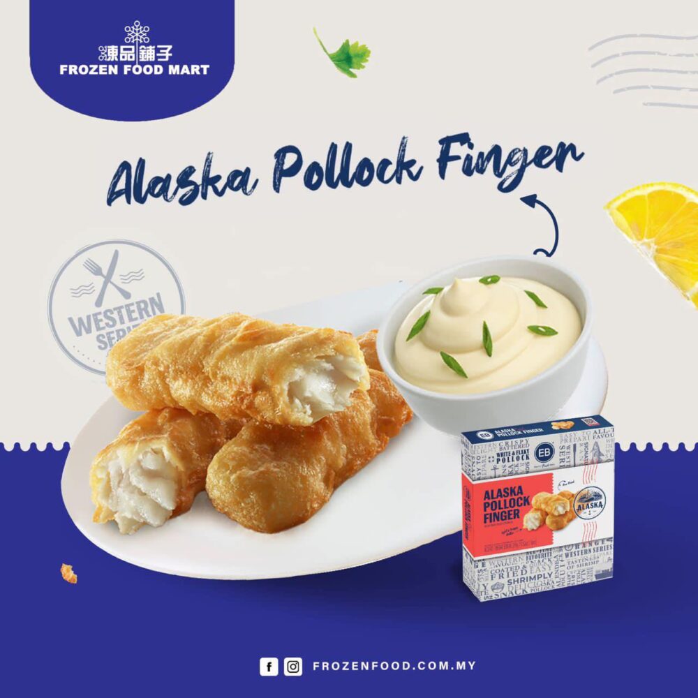 EB FOOD ALASKA POLLOCK FINGER (270G) - Frozen Food Best Priced Quality ...