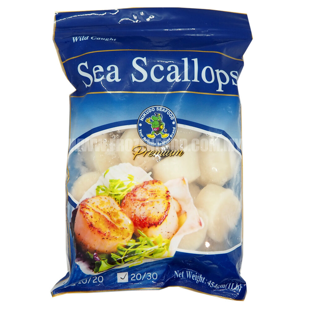 NIKUDO CRUSTACEAN SEA SCALLOP CANADA IQF 20/30 (454GM) - Frozen Food ...